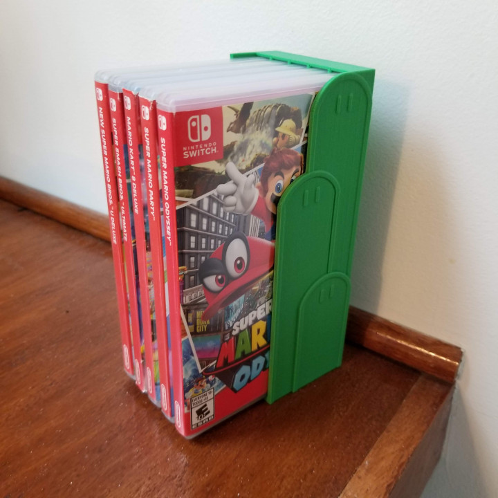 3D Printable Super Mario Style Nintendo Switch Cartridge Shelf by Joel ...