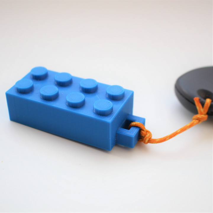 3D Printable Lego key ring by Rémi
