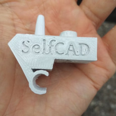3D Printable Grande punto sun visor clip by Szymon Sliwinski