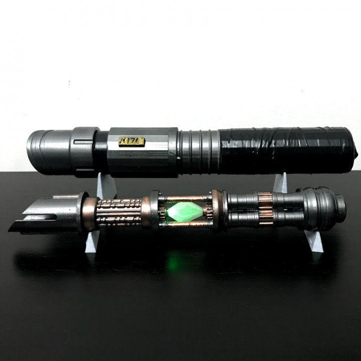 3D Printable Lightsaber With Internal Components by Carlos Martins