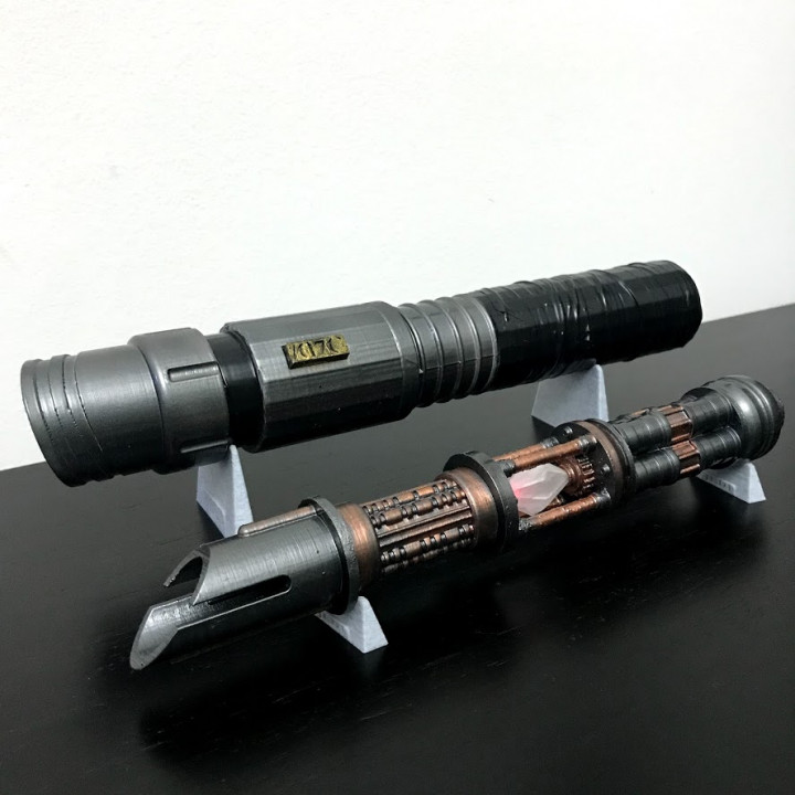 3D Printable Lightsaber With Internal Components by Carlos Martins