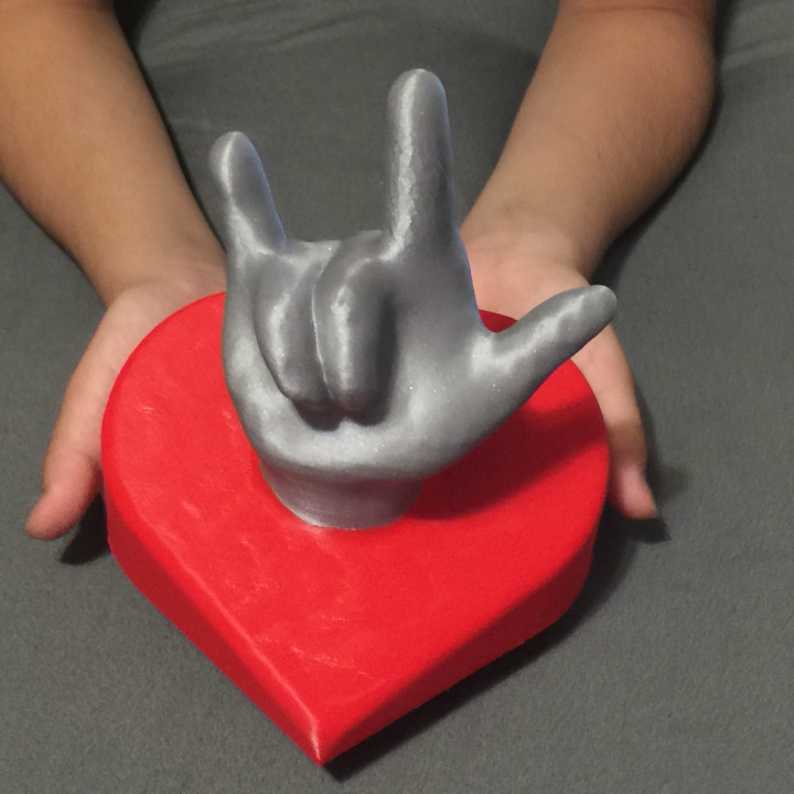 3D Printable Hearts & Hands –Version 2 & 3 by Star Labs 3D, LLC