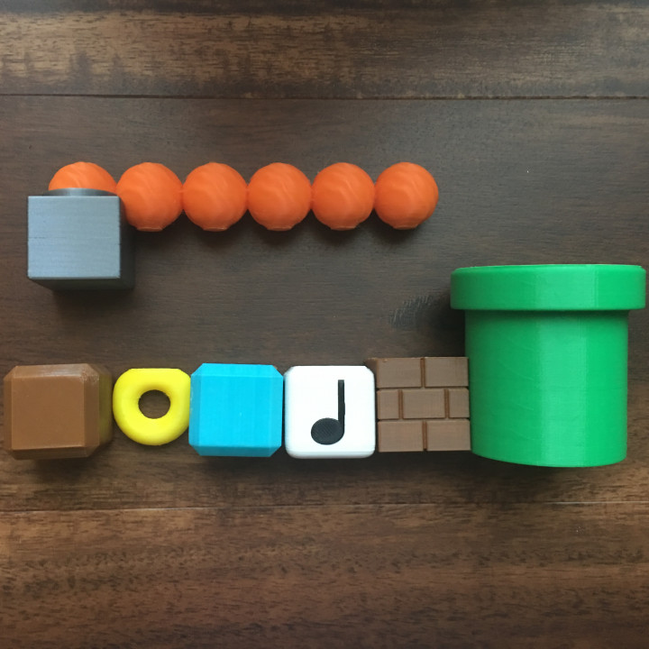 3D Printable Mario Blocks by Arden Markin