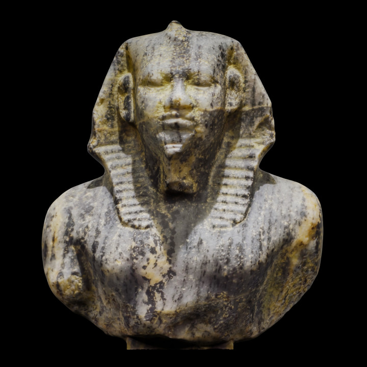 3D Printable Bust of Mycerinus by Lewis Coombes