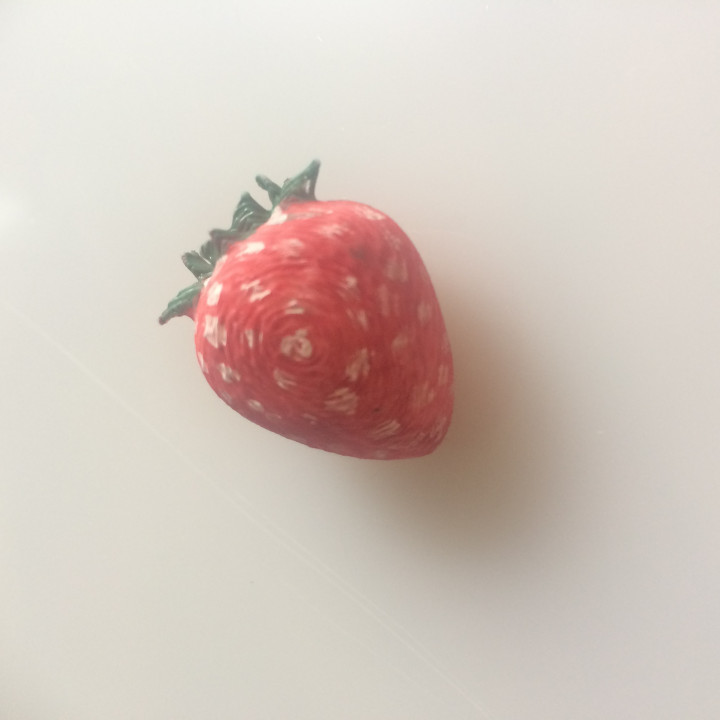 3D Printable Strawberry by David Sipos