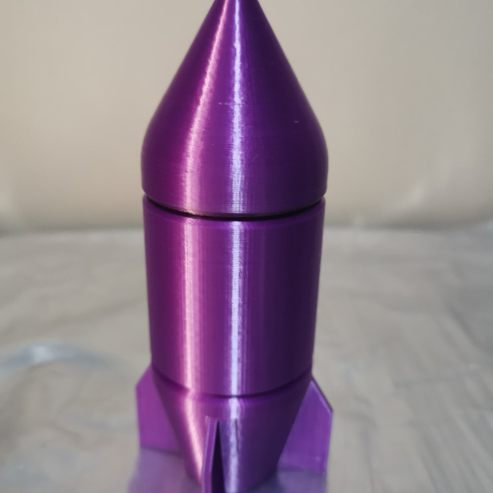 3D Printable Screw Top Bomb and Rocket Containers by Jason Suter