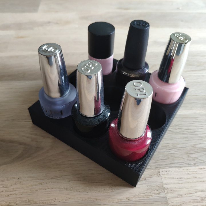 3D Printable OPI Nail Polish Stand by Morten Jensen