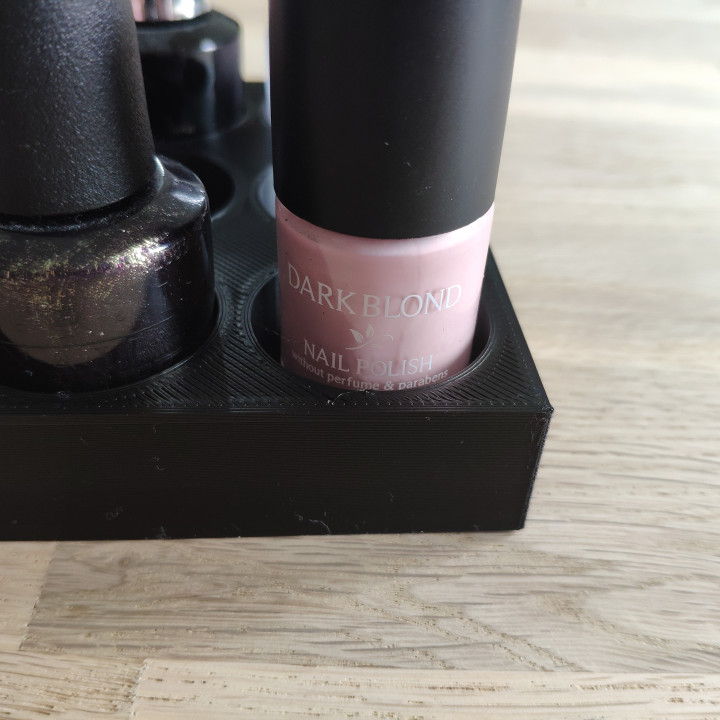 3D Printable OPI Nail Polish Stand by Morten Jensen