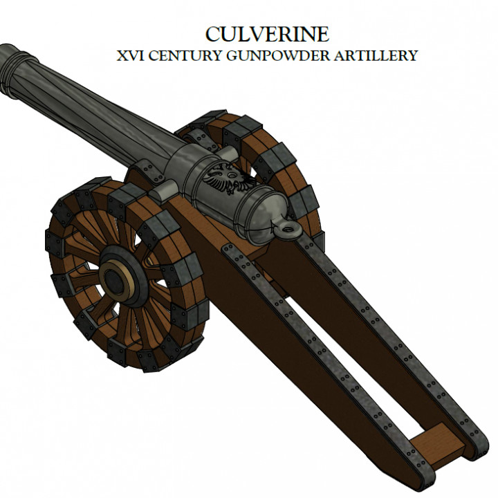 3D Printable XVI - XVII CENTURY CULVERINE by Alex MEnchaca