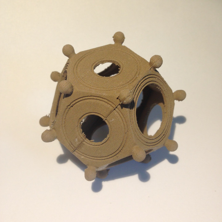 3D Printable Roman Dedocahedron by Marco3D