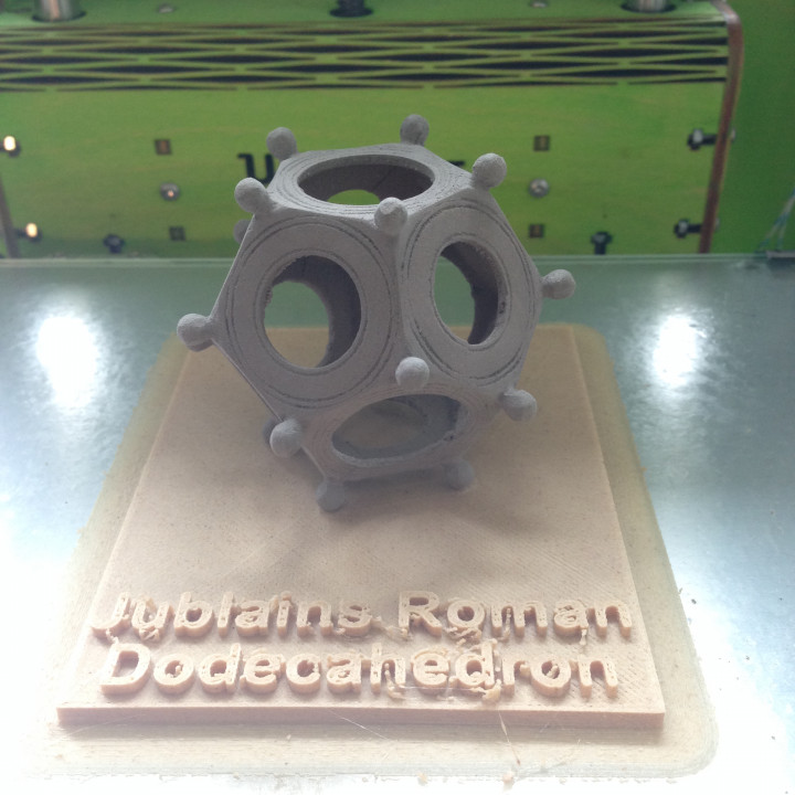 3D Printable Roman Dedocahedron by Marco3D