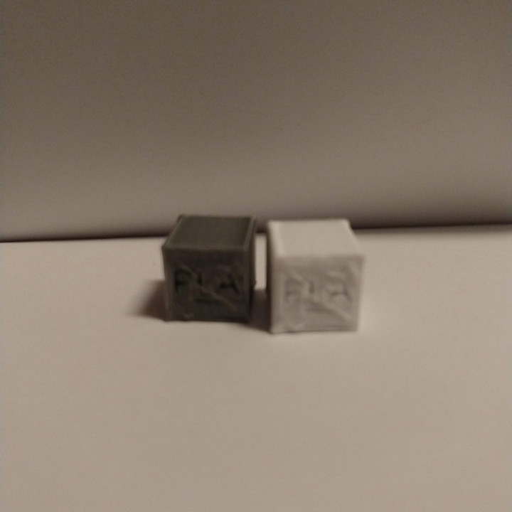 3D Printable pla sample cube by slasken06