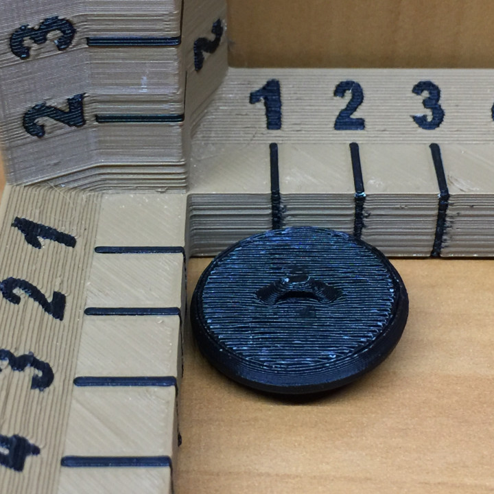 3D Printable Button –Version 3 & 4 by Star Labs 3D, LLC