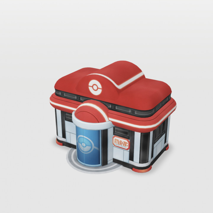 3D Print of Pokemon - Poke Center by aresle