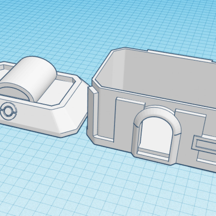 3D Printable Pokemon - Poke Center by Richard Fletcher
