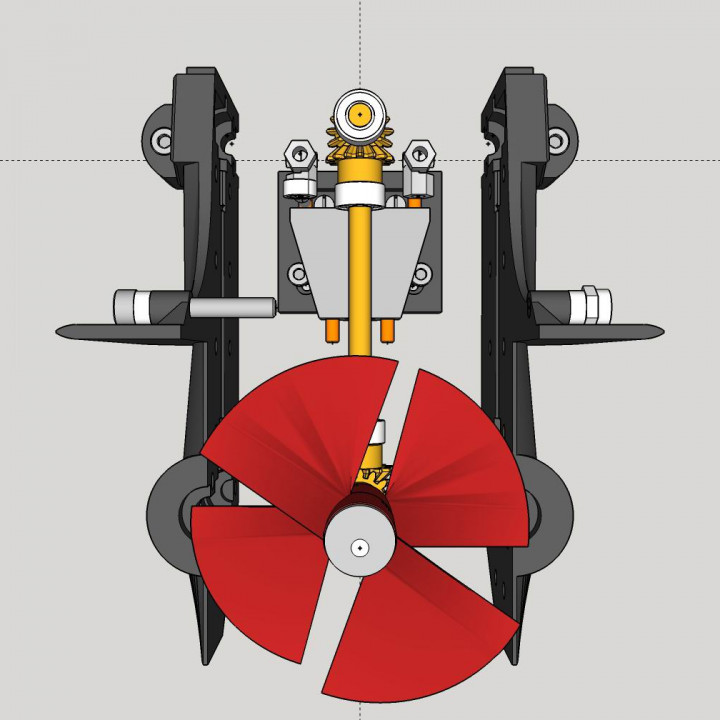 3D Printable Sterndrive / Z-Antrieb by Tissay
