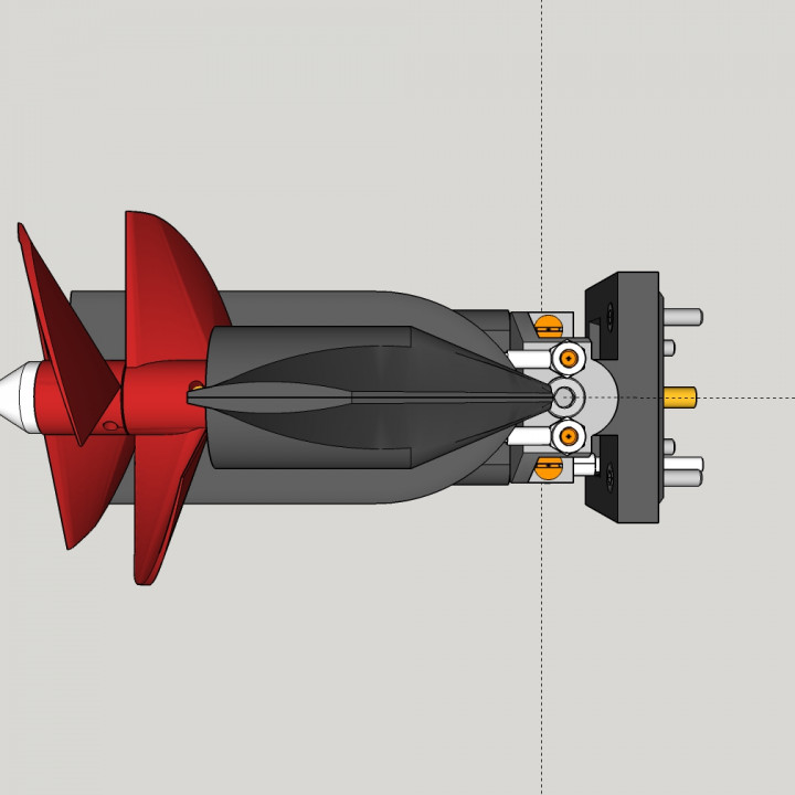 3D Printable Sterndrive / Z-Antrieb by Tissay