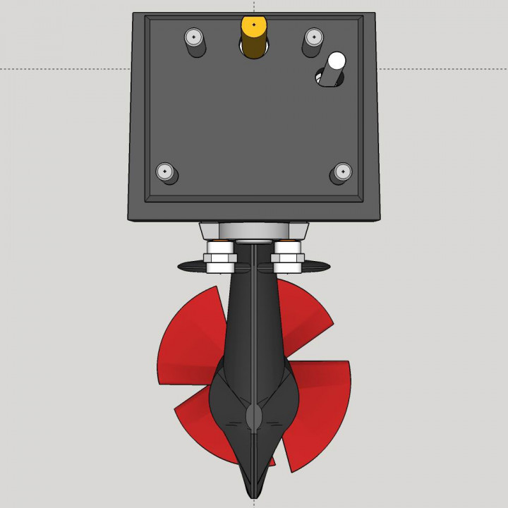 3D Printable Sterndrive / Z-Antrieb by Tissay