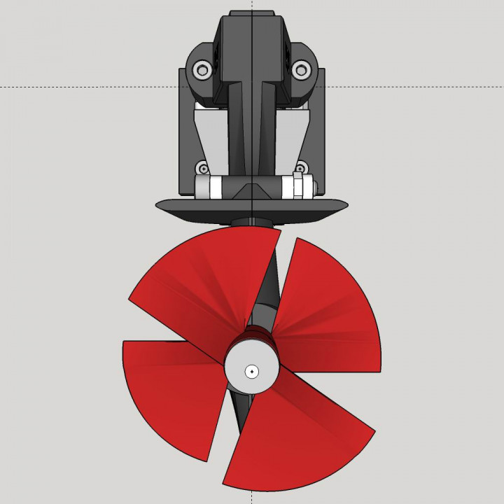 3D Printable Sterndrive / Z-Antrieb by Tissay