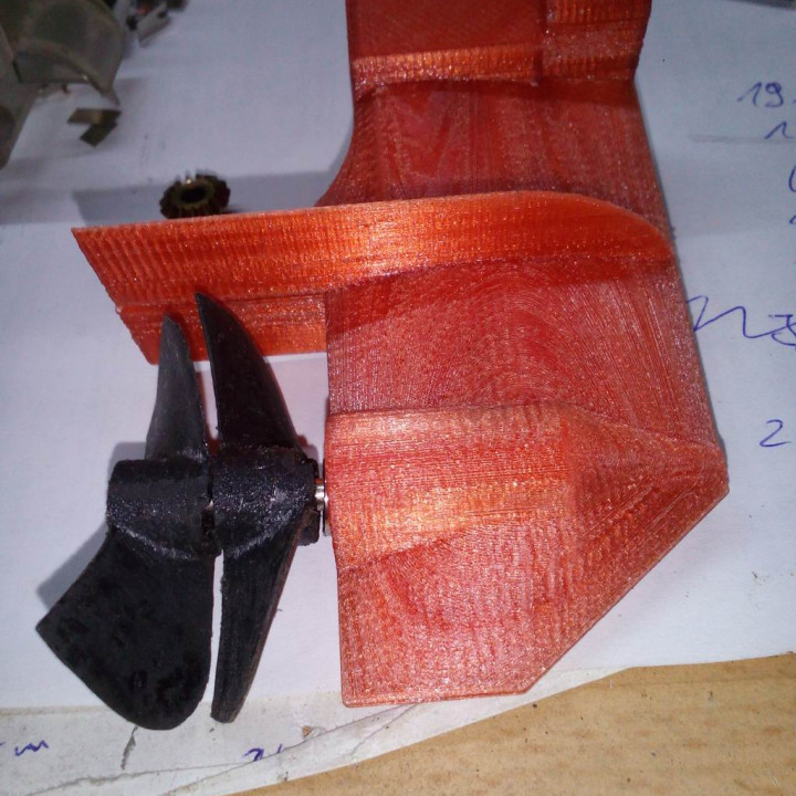 3D Printable Sterndrive / Z-Antrieb by Tissay