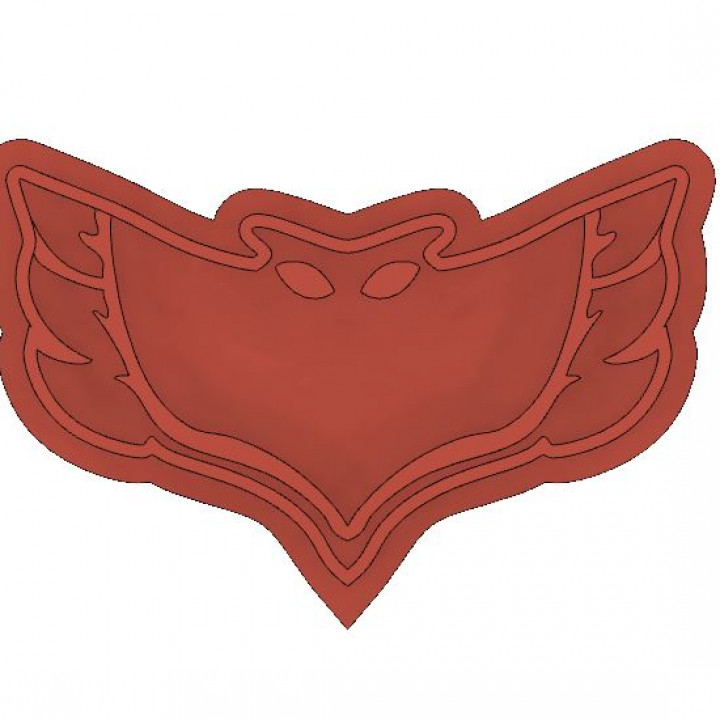 3D Printable Cutter Owlette PJ Masks by Diogo Holanda