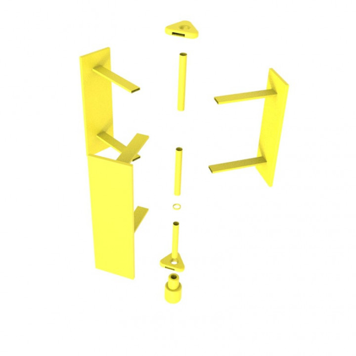 3D Printable E3D+VET exercise: Wind Turbine by E3D+VET Project