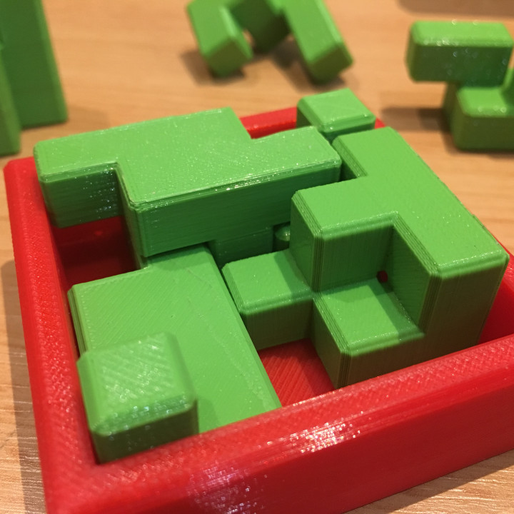 3D Printable Puzzle 1 by Jens