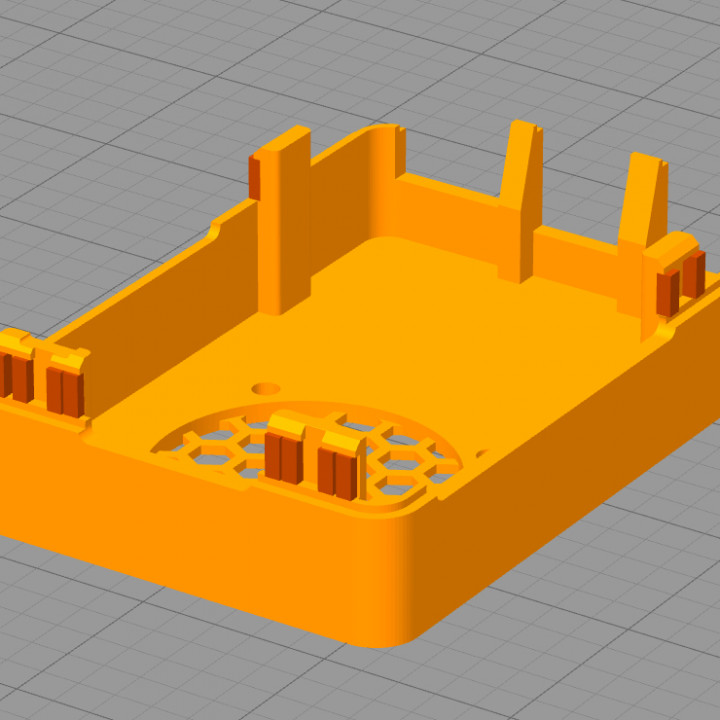 3D Printable Raspberry 3 (B, B+) case with optional 30/40mm fan mount ...