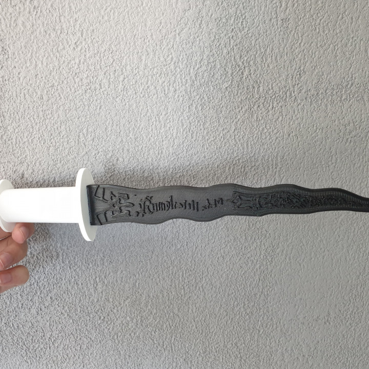 3D Printable Once Upon A Time - Rumplestiltskin Dagger seperate blade ...