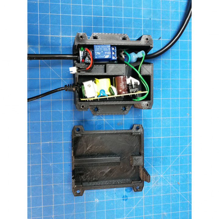 3D Printable PSU relay housing for Pi Octoprint / Octopi by John Hayes