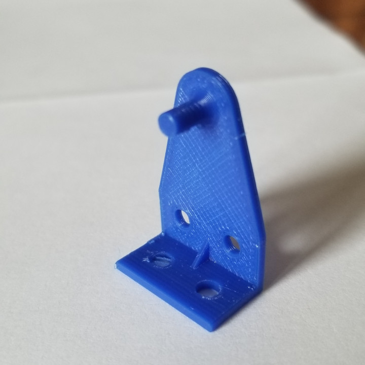 3D Printable Horizonal Blind End Cap Bracket by Ron