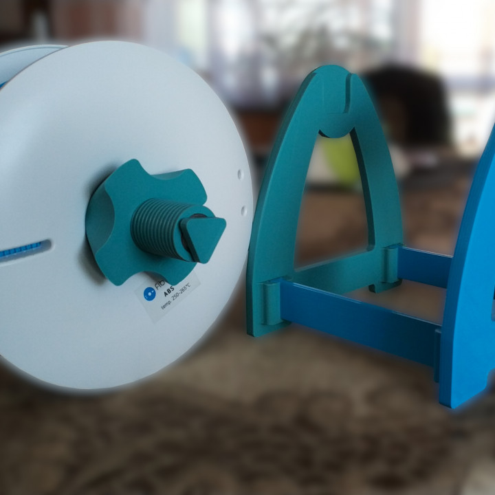 3D Printable Spool Stand by Paweł