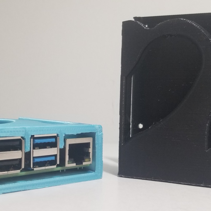 3D Printable Raspberry Pi 4/4b Case (No supports - Single Print ...