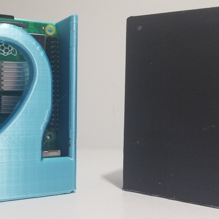 3D Printable Raspberry Pi 4/4b Case (No supports - Single Print ...