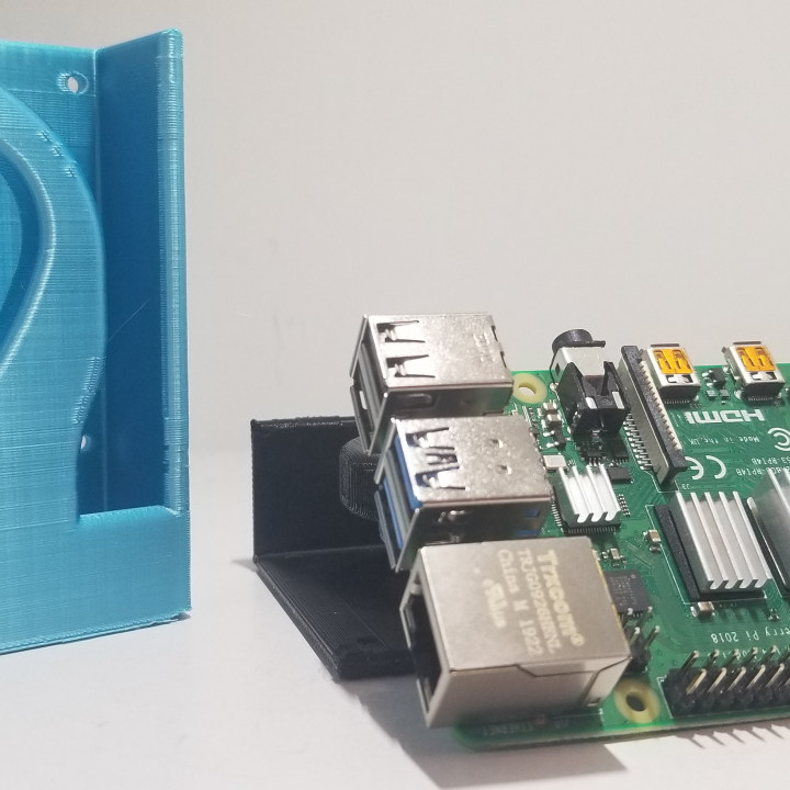 3D Printable Raspberry Pi 4/4b Case (No supports - Single Print ...