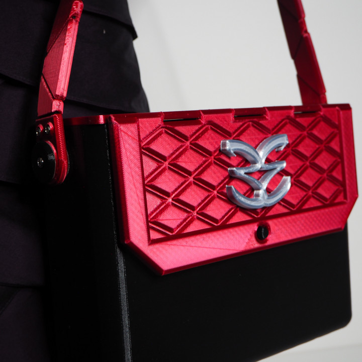 3D Printable 3D printed handbag with LED light - completely functional ...