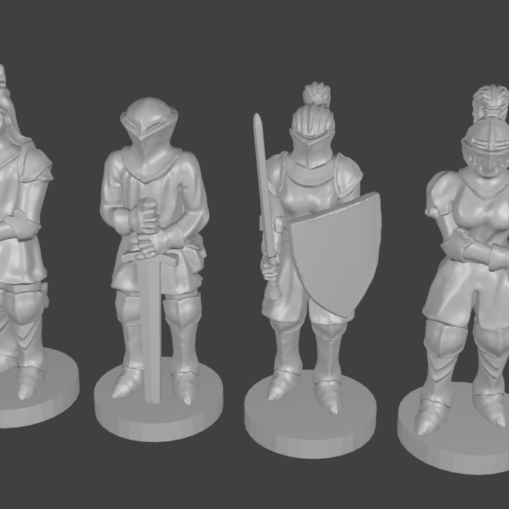 3D Printable Knight Miniatures for Ravensburger Labyrinth Boardgame by ...