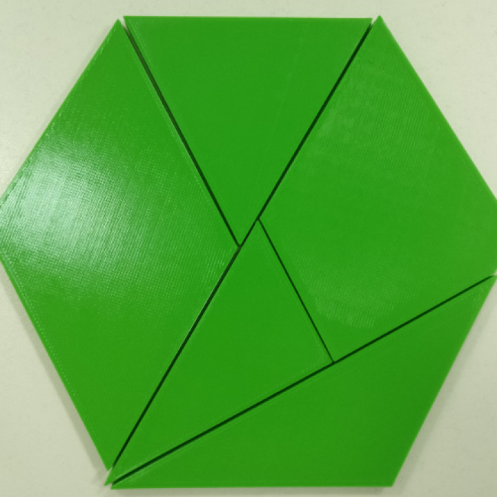 3D Printable 3D4KIDS: Polygon Dissections by 3D4KIDS Project