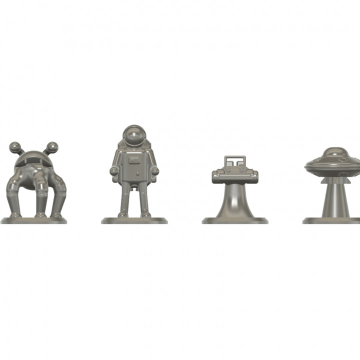 3D Printable Space / Alien Figures by Mentum