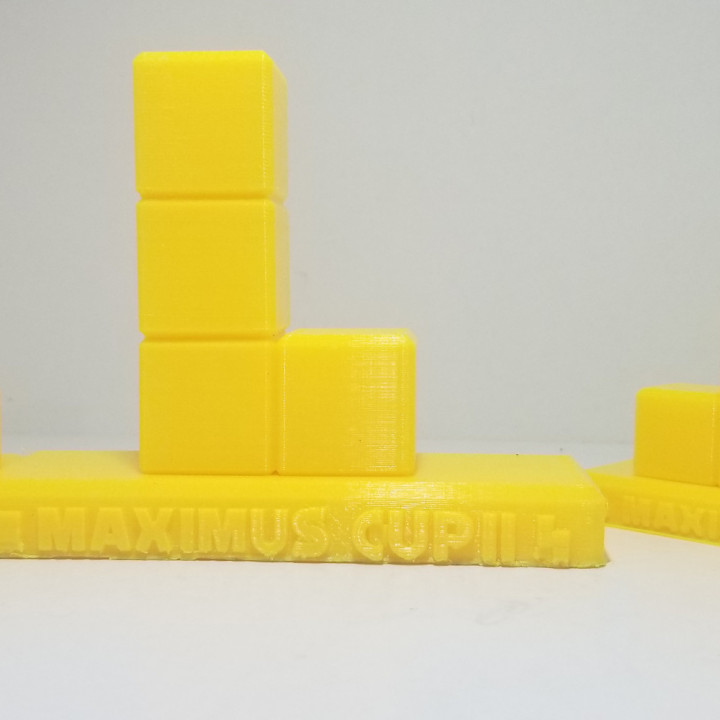 3D Printable Tetris Trophies (all 7 pieces) - Maximus Cup Tetris 99 ...