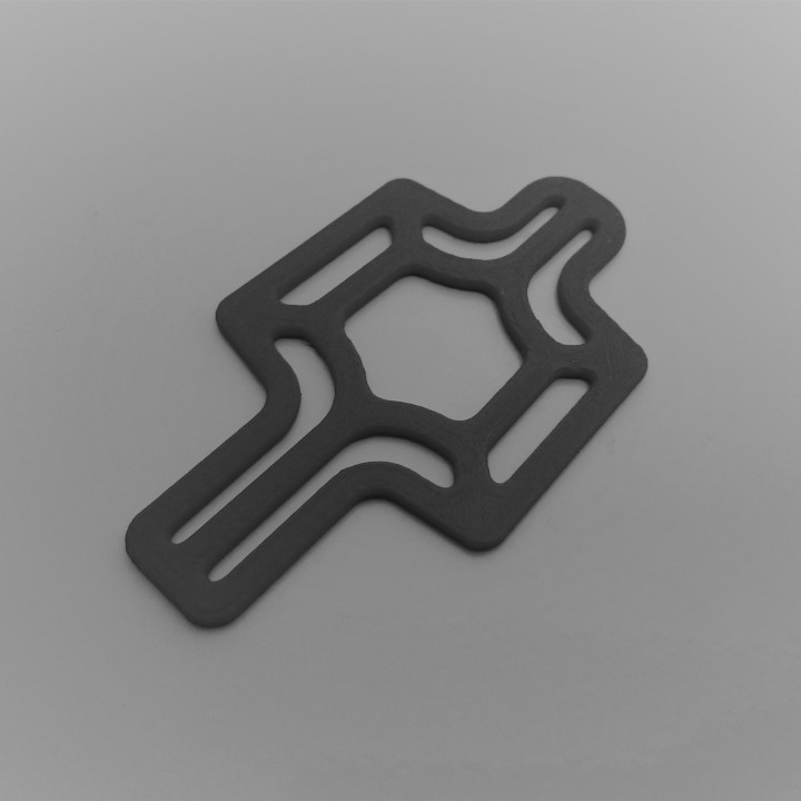 3D Printable Moldable Finger Splint by FFFTechnology