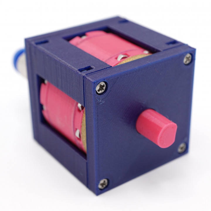 3D Printable R-38 Pneumatic Bourke Engine by Vincent Groenhuis