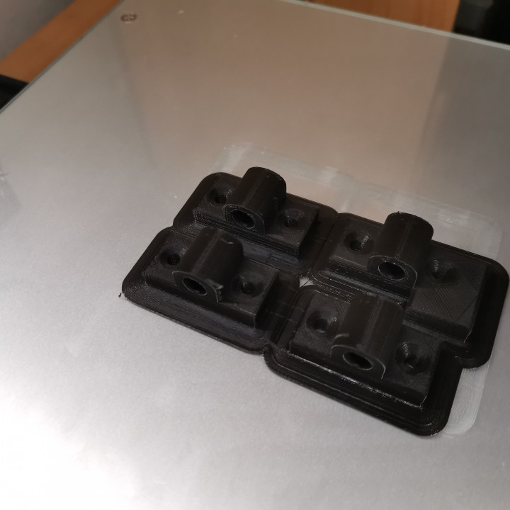 3D Printable Anet A8 Plus Y-Rod Bracket Set by Mac