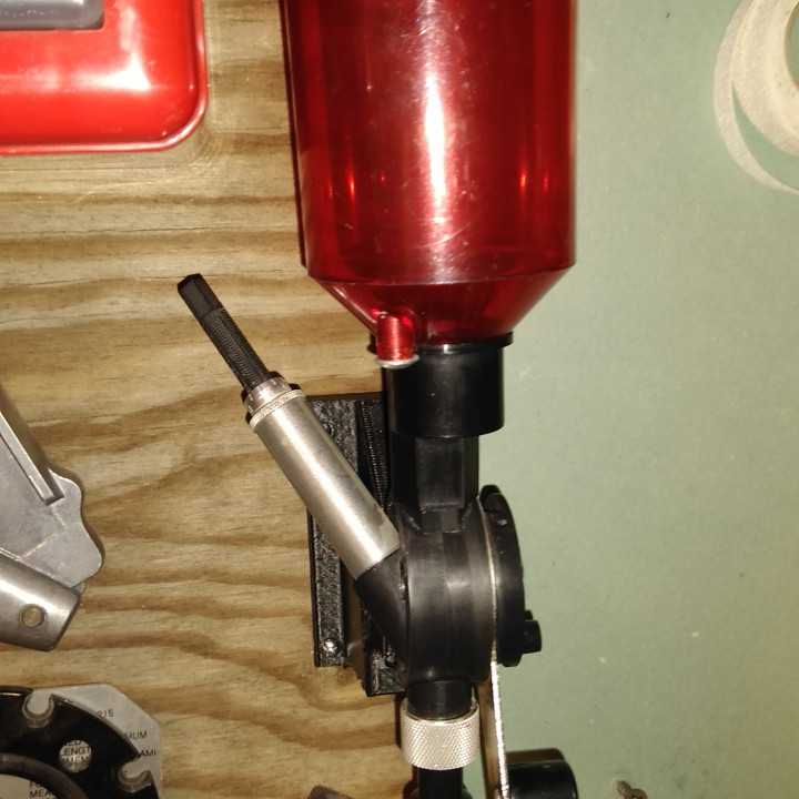 3D Printable Lee Perfect Powder Measure Wall Mount by Bob