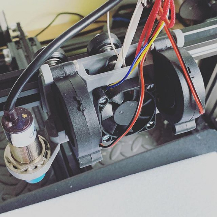 3D Printable CR10(s) ultimate modular X-carriage cooling upgrade with ...