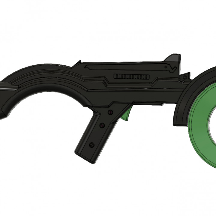 3D Printable Saga Rifle Comic by Mentum