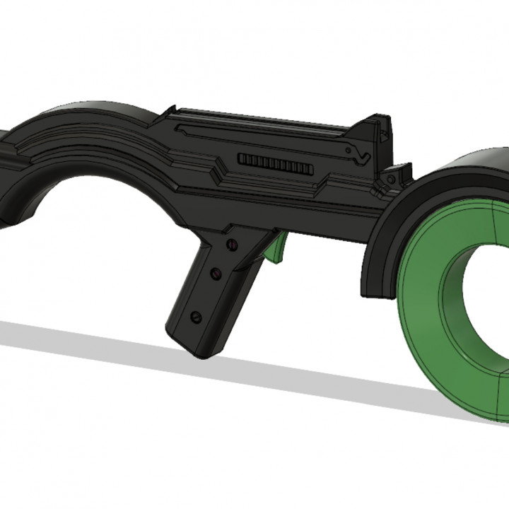 3D Printable Saga Rifle Comic by Mentum