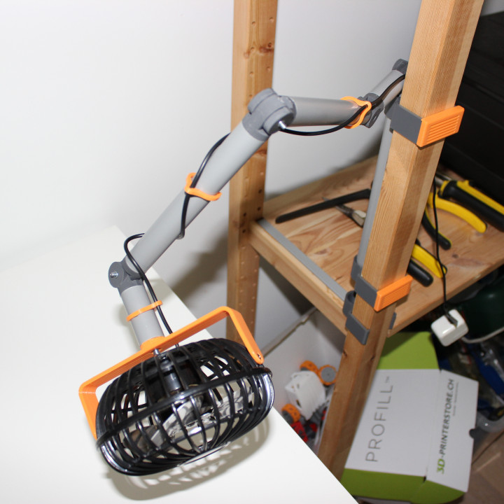 3D Printable ARTICULATED ARM FOR IVAR by Kevin Thomas