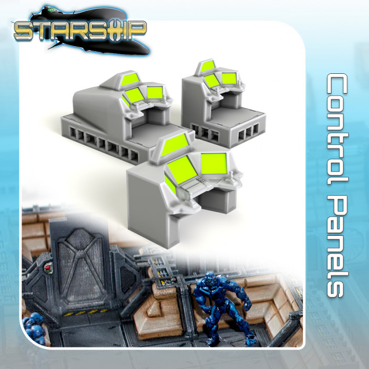 3D Printable Control Panels by 2nd Dynasty