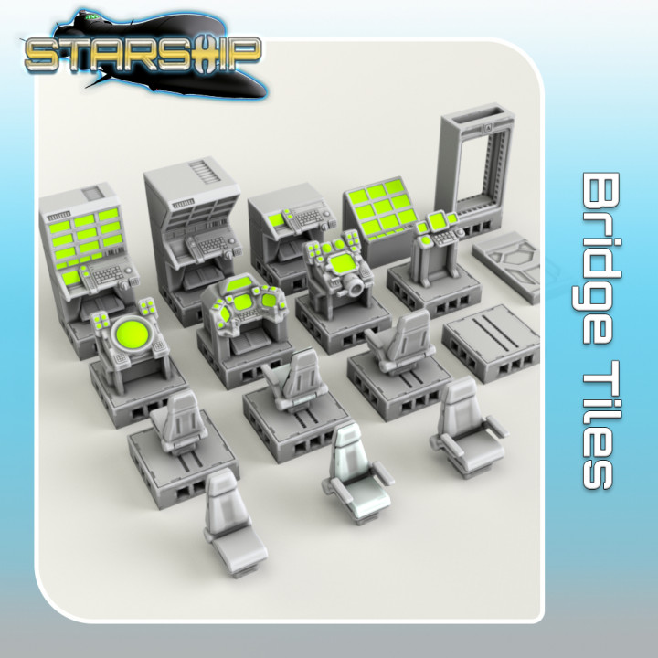 3D Printable Bridge Tiles by 2nd Dynasty